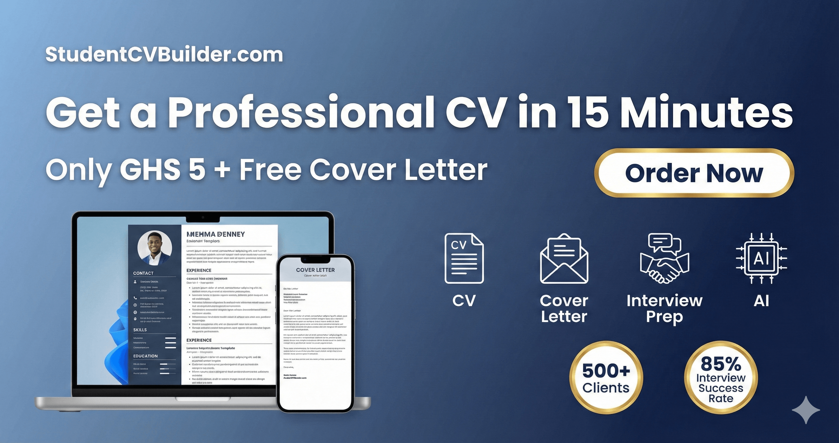 Free CV Builder & Personal Statement Generator for Ghanaian Students